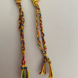 Jewelry | Rainbow Chevron String Vsco Friendship Bracelet | Poshmark